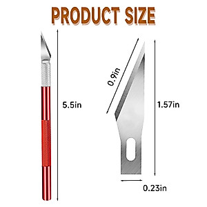 ONIYSUTWO 14 piece craft knife set, precision cutting tools, art specific hobby blades, suitable for Modeling, Carving, Precision knife for Arts & Crafts, Art Knife Exacting Knife