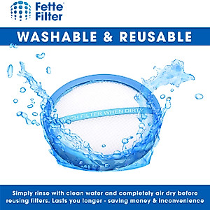Fette Filter - Vacuum Filter Compatible with Select Hoover Vacuums. Compare to Part # 440010894 - Pack of 2