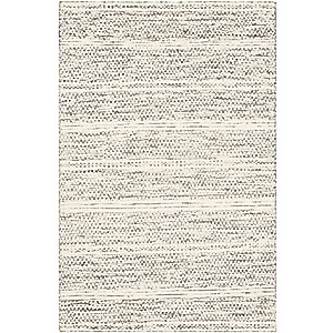 Mark&Day Area Rugs, 8x10 Marie Modern Cream Area Rug, White/Black Carpet for Living Room, Bedroom or Kitchen (8' x 10')
