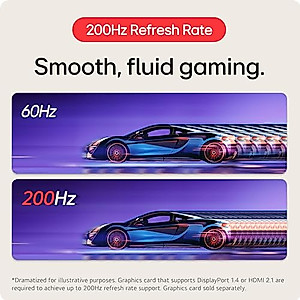 LG 45GR65DC-B Ultragear Curved Gaming Monitor 45-Inch 32:9 QHD 200Hz 1ms UltraWide Display AMD FreeSync Premium Pro VESA DisplayHDR 600 HDMI 2.1 x2 DP UBS x3 Tilt/Height/Swivel Stand - Black