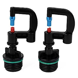 Qtqgoitem Garden Lawn 1/2BSP Plastic Water Sprayer Spray Sprinkle Nozzle 5 Pcs (Model: 445 517 0f2 f82 202)