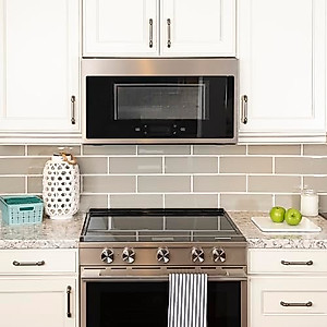 Hickory Hardware Pipeline Collection Pull 5-1/16 Inch (128mm) Center to Center Black Nickel Vibed Finish