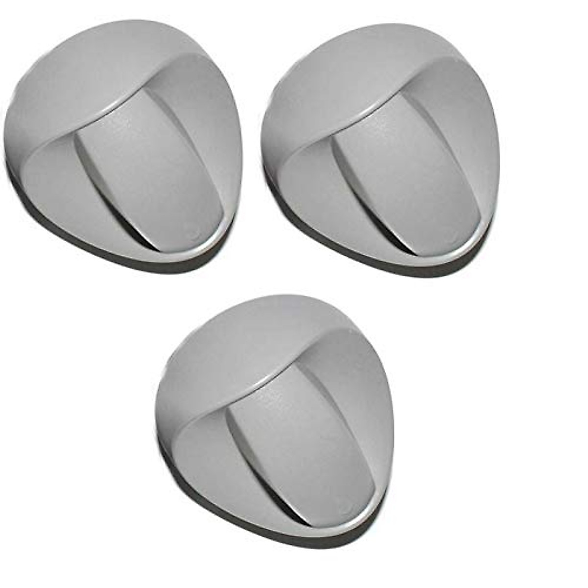 HASMX 99242 Control Knob Replacement Knob for Weber Genesis and Weber Spirit Gas Grills, Burner Spirit Grills Control Knob, Grill BBQ Control Knob, Gas Grill Control Knob Grey (3-Pack)