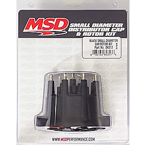 MSD 84317 Black Small Diameter Cap and Rotor Kit