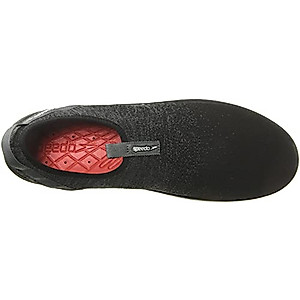 Speedo Men's Water Shoe Surfknit Pro, Black/White/Red, 10