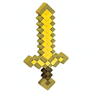 Disguise Minecraft Gold Sword, Official Minecraft Costume Accessory for Kids, One Size