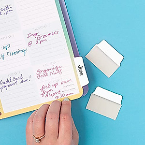 Avery Multiuse Ultra Tabs, 2" x 1.5", 2-Side Writable, White, 24 Repositionable Tabs (74787)