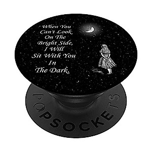 Alice In Wonderland & Quote PopSockets PopGrip: Swappable Grip for Phones & Tablets