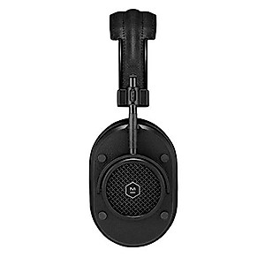 MASTER & DYNAMIC MH40 Wireless Over-Ear Headphones - Noise Isolating with Mic - Professional Studio Headphones with Bluetooth Capability, Black