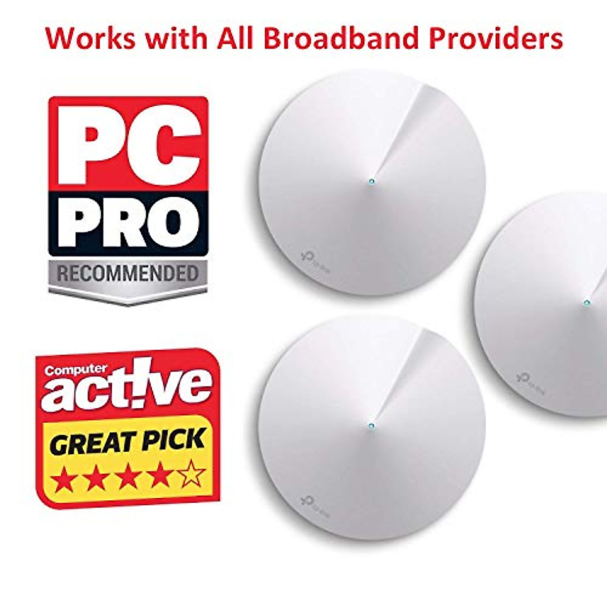 TP-LINK DECO M5 3 PACK Deco M5 Whole-Home Wi-Fi(R) System, Mesh Network