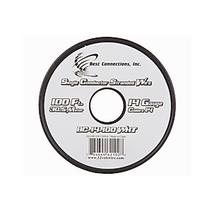 Audiopipe 14 GA Gauge 100' White Car Audio Home Primary Wire