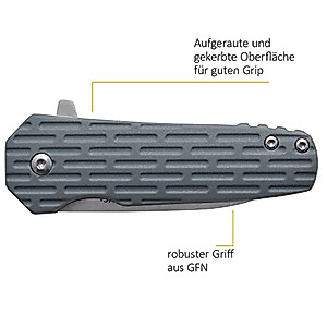 Camillus Wedge 5.75" Folding Knife, 2.25" Drop-Point Blade, Slate Blue (19399)