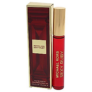 Michael Kors Sexy Ruby Mini Eau de Parfum Rollerball for Women, 0.34 Ounce