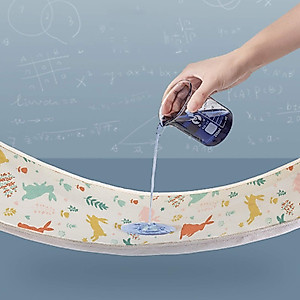 Catteyonce 2 Pcs 20x27Inches Waterproof Changing Pads,Reusable Leak Proof Crib Disaper Pads,Portable Unisex Baby Changing Mat for Home&Travel.