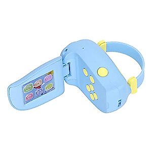 Qinlorgo Kids Digital Camera, Mini Kids Camera 2 Inch TFT Screen Multifunctional Easy to Use for Kids Education (Blue)