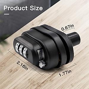 RioRand Trigger Lock 3 Digit Set Your Own Combination Gun Loc 5PCS