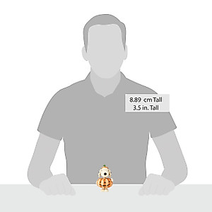 Enesco Peanuts by Jim Shore Halloween Collection Snoopy Dressed as a Pumpkin Miniature Figurine- Stone Resin Hand Crafted Painted Collectible Peanuts Snoopy Mini Figurines Home Decor Statue, 3.5 Inch