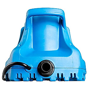 Little Giant APCP-1700 115-Volt, 1/3 HP, 1745 GPH, Automatic, Submersible, Swimming Pool Cover Pump with 25-Ft. Cord, Light Blue, 577301