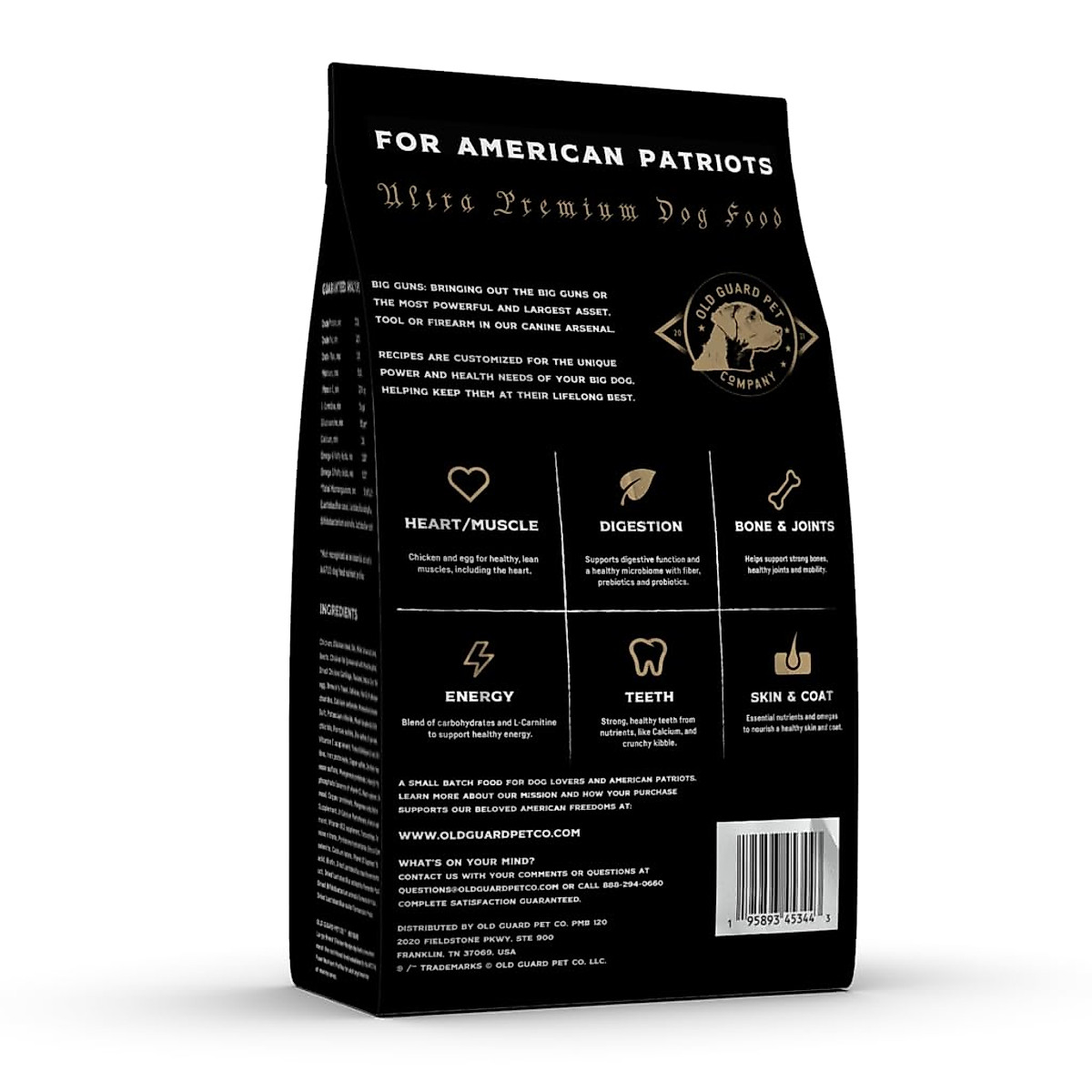 Old Guard Pet Company Big Guns Adult Large Breed Chicken