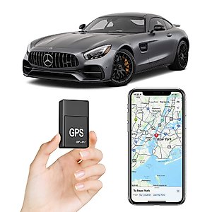 Mini GPS Tracker for Vehicles, Mini Magnetic GPS Device Real time Car Locator, Full USA Coverage, No Monthly Fee, Long Standby GSM SIM GPS Tracker for Vehicle/Car/Trucks/Person Model 2022 Model