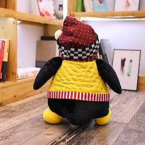 QAHEART Cartoon Penguin Hugging Penguin Soft Figure Pillow 27cm