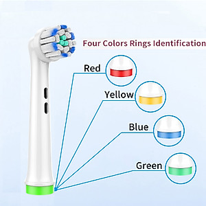 Brush Heads Replacement Compatible with Oral B Barun,Toothbrush Brush Heads for Oral-B Genius and Precision Clean Brush Heads Refill for Oral-B 7000/Pro 1000/9600/ 5000/3000/8000 (WEB60X)