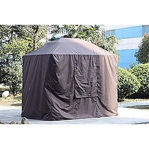 Grill Gazebo Winter Cover by Outdoor Casual - Fits 6'x8' Gazebo and Grill Gazebos