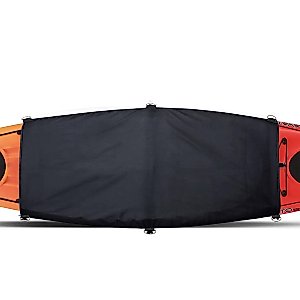 UCEDER 420D Waterproof Oxford Cloth Seal Cockpit Cover, Kayak Cockpit Drape Cover with PVC Coating Maximum Protection for Your Ocean Cockpit(Large 60x29 inch)