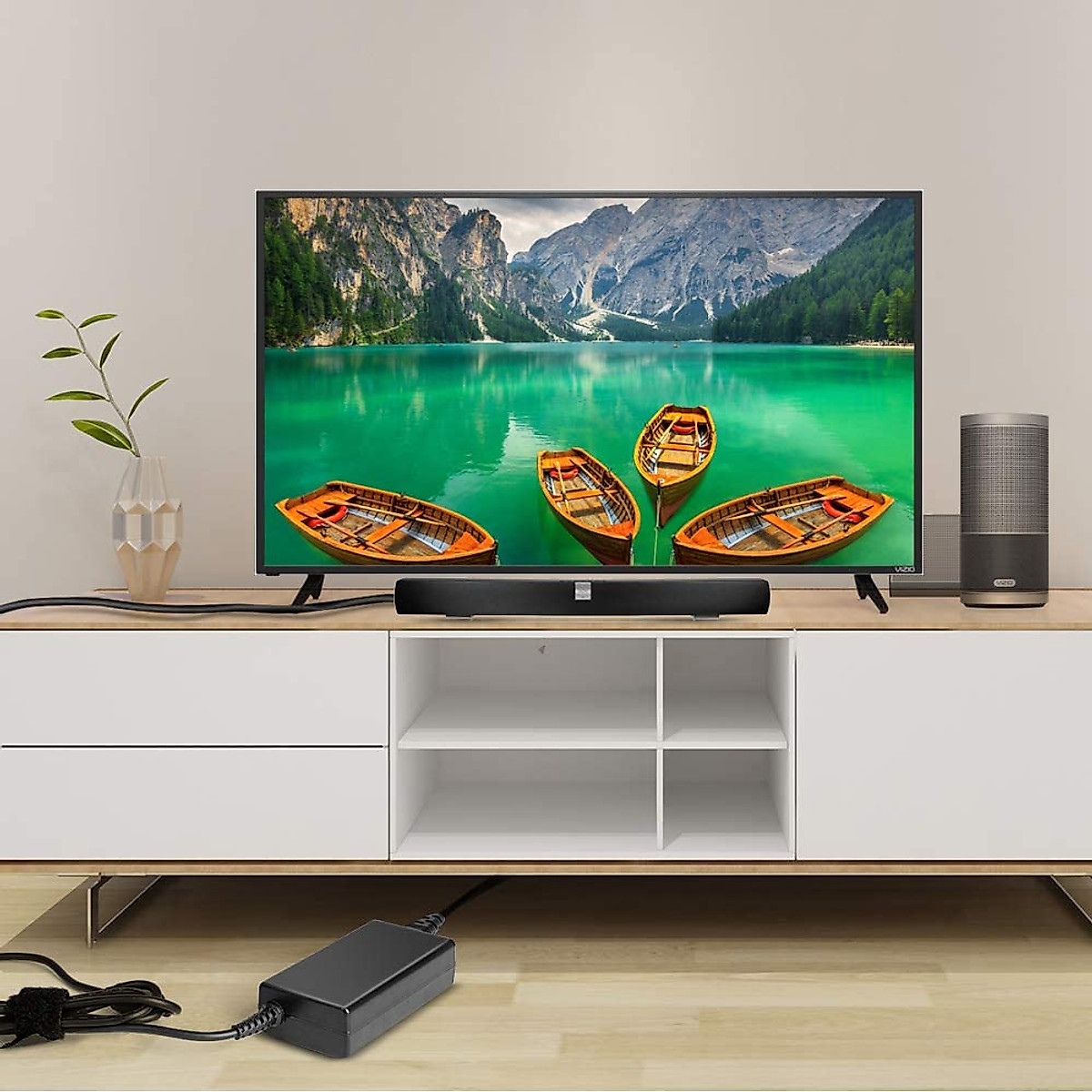 TAIFU 24V Power Supp22ly Cord for Vizio Sound Bar VSB200 VSB207 VSB210WS VHT510 VHT215 VHT210 VSB210 VSB206 VSB206WS VSB205 Soundbar Speaker System AC Adapter P/N 90012422801 S065BP2400250 SB4021-MA1