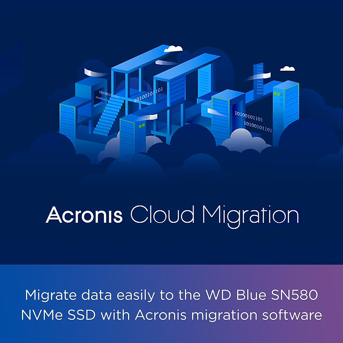 Western Digital 1TB WD Blue SN580 NVMe Internal Solid State Drive SSD - Gen4 x4 PCIe 16Gb/s, M.2 2280, Up to 4,150 MB/s - WDS100T3B0E