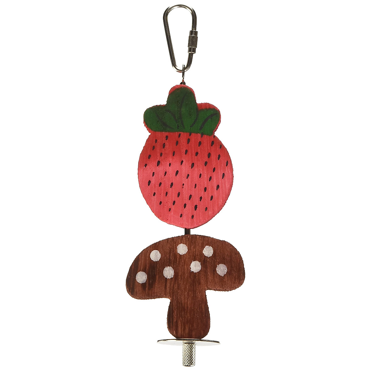 Living World Nibblers, Wood Chews, Strawberry and Mushroom on a Stick