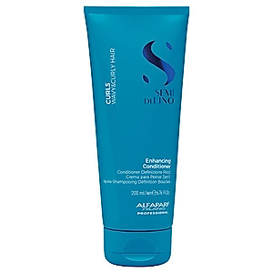 Alfaparf Milano Semi Di Lino Curls Enhancing Hair Conditioner - Color Safe Conditioner to Hydrate, Detangle & Nourish Wavy and Curly Hair - Vegan Conditioner for Frizz Control (6.76 Fl Oz / 200 ml)