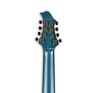 ESP 8 String LTD JR-208 Javier Reyes Signature Series Electric Guitar, Pelham Blue, Right, (LJR208PB)
