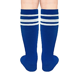 Youth Soccer Socks Kids Boys Soccer Socks Youth Baseball Socks Baby Toddler Knee High Socks Girls Soccer Socks Kids