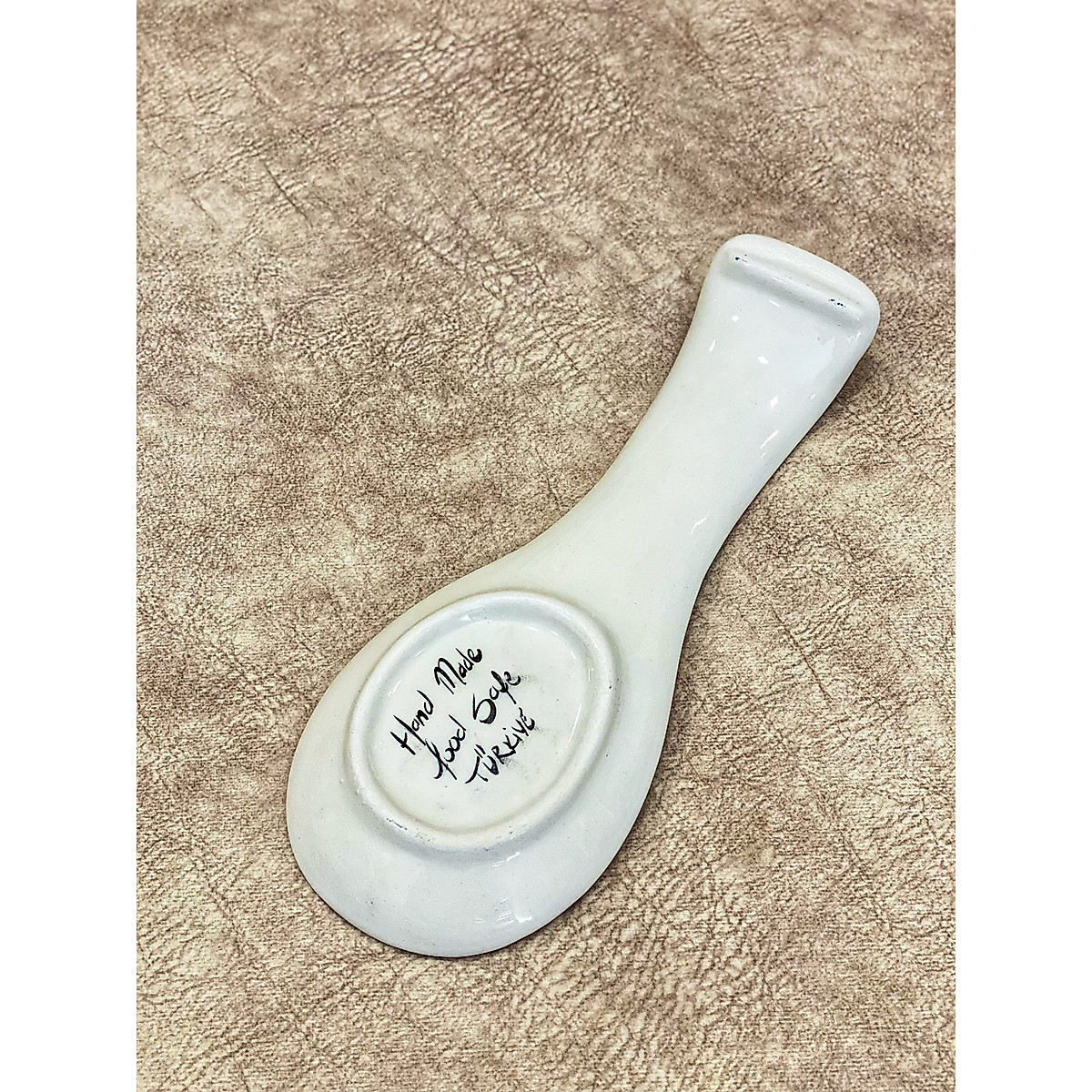 IstanbulArtWorkshop Turkish Ceramic Spoon Rest For Kitchen, Handmade Pottery Spoon Holder, Spoon Rest For Kitchen