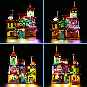 VONADO Light Kit Compatible with Lego Madrigal House 43202 (Lego Sets Not Included), Led Lights Compatible with Lego Princess Encanto House Building Toy