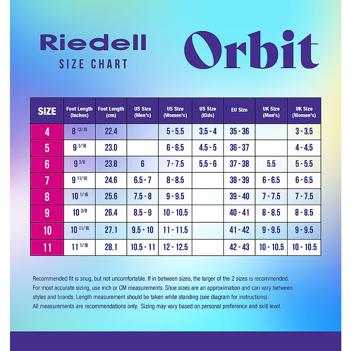 Riedell Orbit Roller Skate - Outdoor Womens Quad Roller Skate | Ultraviolet | Size 7