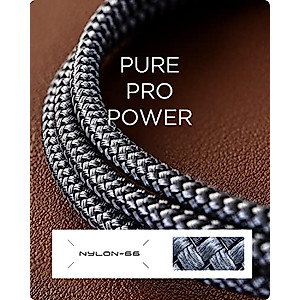 USB C Cable, [2-Pack, 6.6ft] 3.1A Type C Charger Fast Charging Cable Right Angle, Durable Nylon Braided USB C Charging Cable Compatible with Galaxy S10 S9 Plus S21, Note 10 9 LG, Type C Charger