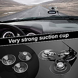 Car Radar Mounting Bracket Suction Cup Holder,Windshield Suction Cup Mount Holder Compatible with Laser Detectors & Radar Escort Passport 7500 X80 X70 X50 Solo S4 SC 55 s75 Beltronics RX65 Red
