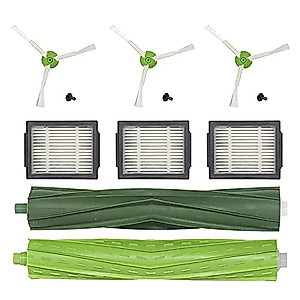 ANBOO Replacement Parts for iRobot Roomba i6 i7 i3 i4 i8 E5 E6 Vacuum Cleaner Filter for Roomba i3+ i7+ i8+ j7 j7+ Plus Accessories for Roomba Filter Side Brush,Multi-Surface Rubber Brushes…