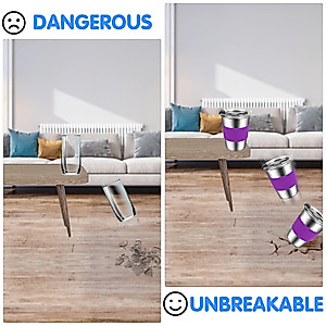 EWSNmata Kids Cups with Straws Spill Proof, Stainless Steel Sippy Cups with Lids, 12oz Toddlers Straws Tumbler, 6 Pack Unbreakable Water Glasses for Children, Adults, Outdoor, Indoor