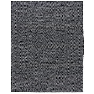 Safavieh Kilim Collection 8' x 10' Black/Ivory KLM380Z Flatweave Premium Wool Living Room Dining Bedroom Area Rug