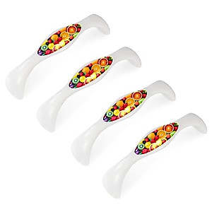 Pull Handle Fence Handle Long Cabinet Handles for Interior, Closet, Drawer, Outdoor, Garage, Lovely Fruit