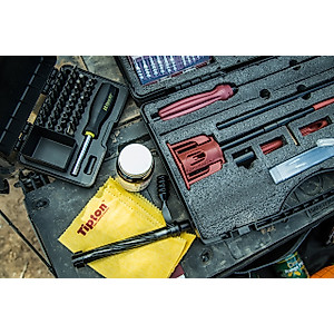 Tipton Ultra Cleaning Kit with Jags, Brushes and Bore Guide in Storage Case for Firearm Cleaning and Maintenance