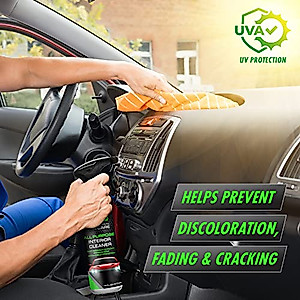 Total Car Interior Cleaner for Vehicle Detailing & Restoration All Purpose Solvent & Car Dashboard Cleaner Seats Upholstery Leather Shine Plastic Vinyl and More | Matte Finish (16 Fl Oz)