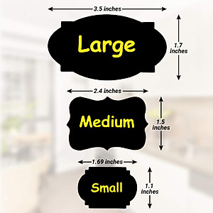 173 Pack Premium Chalkboard Label Stickers Bulk with 2 Chalk Markers, Reusable, Removable, and Waterproof Food Labels for Kitchen and Pantry Containers, Mason Jars, Kids' Bottles, and Storage Bins