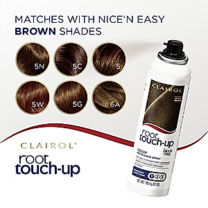 Clairol Root Touch-Up Temporary Spray, Medium Brown Hair Color, 1.8 Ounce (Pack of 2)