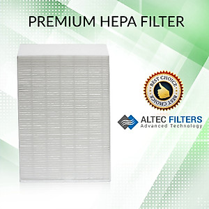 Altec Filters HEPA Premium Quality Replacement Filters Compatible with HPA100 Filter R Air Purifier, Fits HPA090, HPA100, HPA200, HPA300 HW HRF-R1 (HRF-R1 1 Pack)