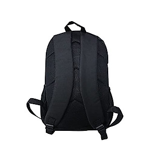 Beginterest 2Pcs Backpacks Set for School Football Print Backpack and Lunch Box for Kids Girls Boys