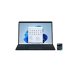 Microsoft Surface Pro 8 Tablet, Intel Evo i5-1145G7, 16GB RAM, 256GB SSD, Intel Iris Xe Graphics 13" Touchscreen Windows 10 Professional 64-bit Laptop Computer, Graphite, EBG-00013 (Renewed)